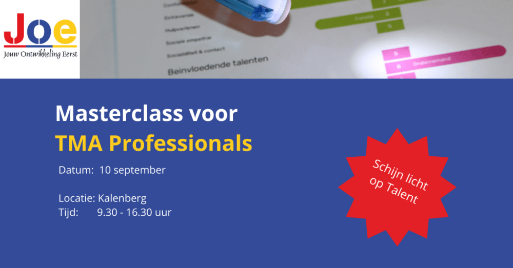 Nieuwe Masterclass voor TMA Professionals - Jouw Ontwikkeling Eerst
